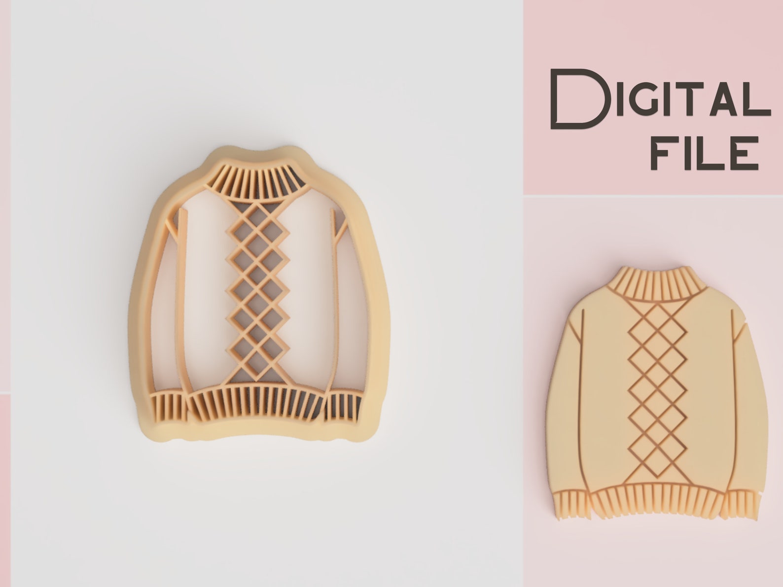 Sweater Polymer Clay Cutter Christmas Cutters Winter - Etsy