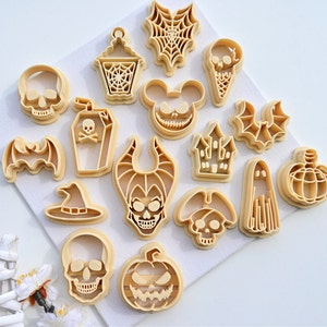 Halloween Clay Cutters /mermaid Skeleton Polymer Clay Cutter/ Fall ...