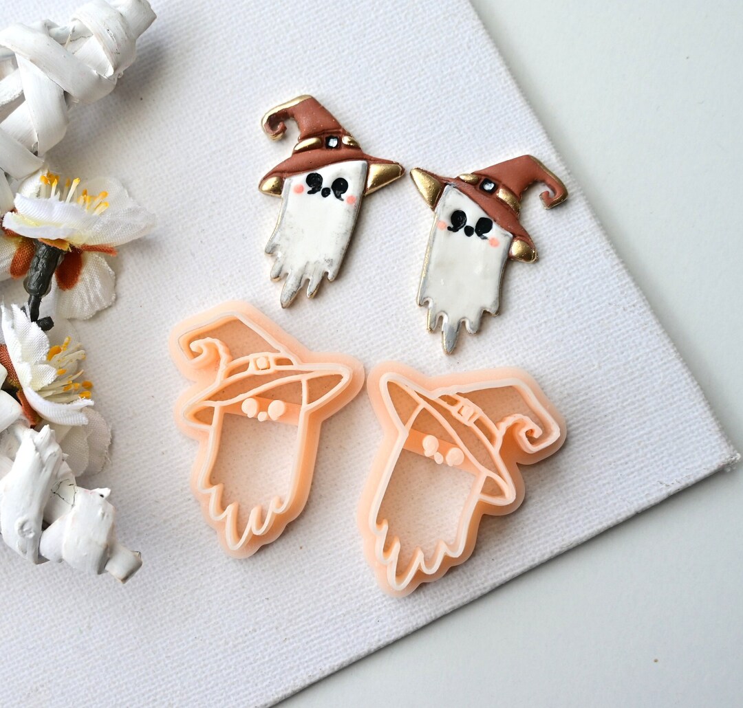 Ghost Polymer Clay Cutter/ Halloween Clay Cutters/ Fall (autumn ...