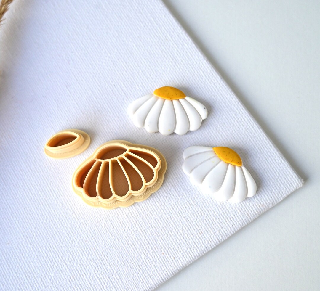 Daisy Polymer Clay Cutter,3d Printed Clay Cutter, Embossing Clay Cutter ...