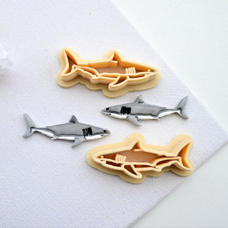 Polymer Clay Shark - Etsy