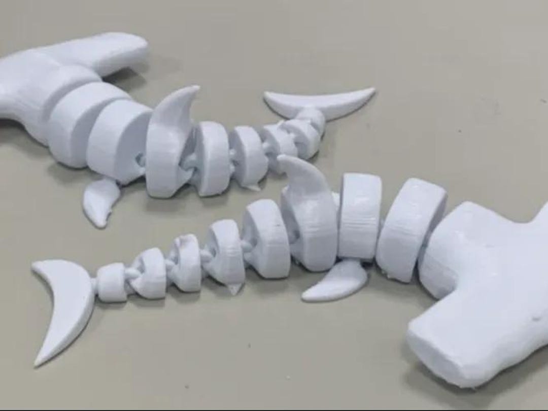 3D Print Hammerhead - Hand Made Flexi Design, Unique 3D Printed Art ...