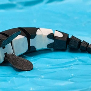 3d Printed | Articulated Flexi Orca Whale - Etsy