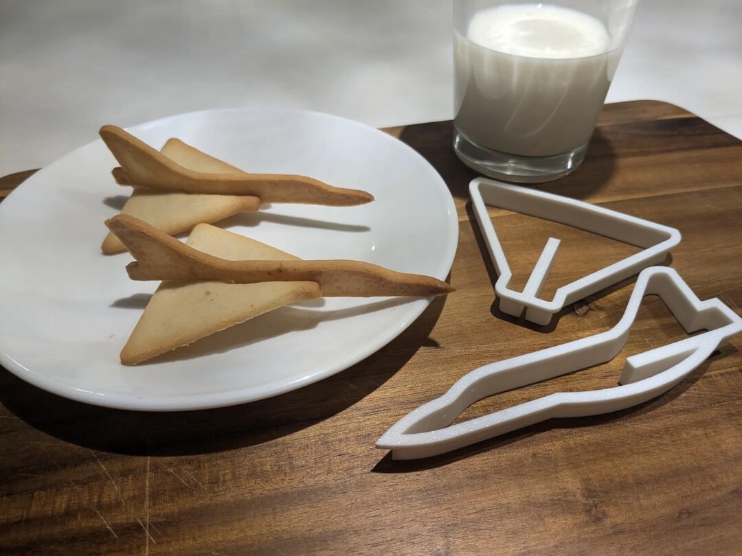 Pla Airplane Mirage 2000 Cookie Cutter Set | Fun Baking Tool for Plane ...