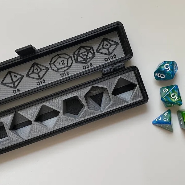 3d Printed Dice Case - Etsy