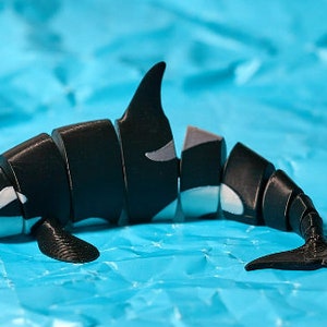3d Printed | Articulated Flexi Orca Whale - Etsy
