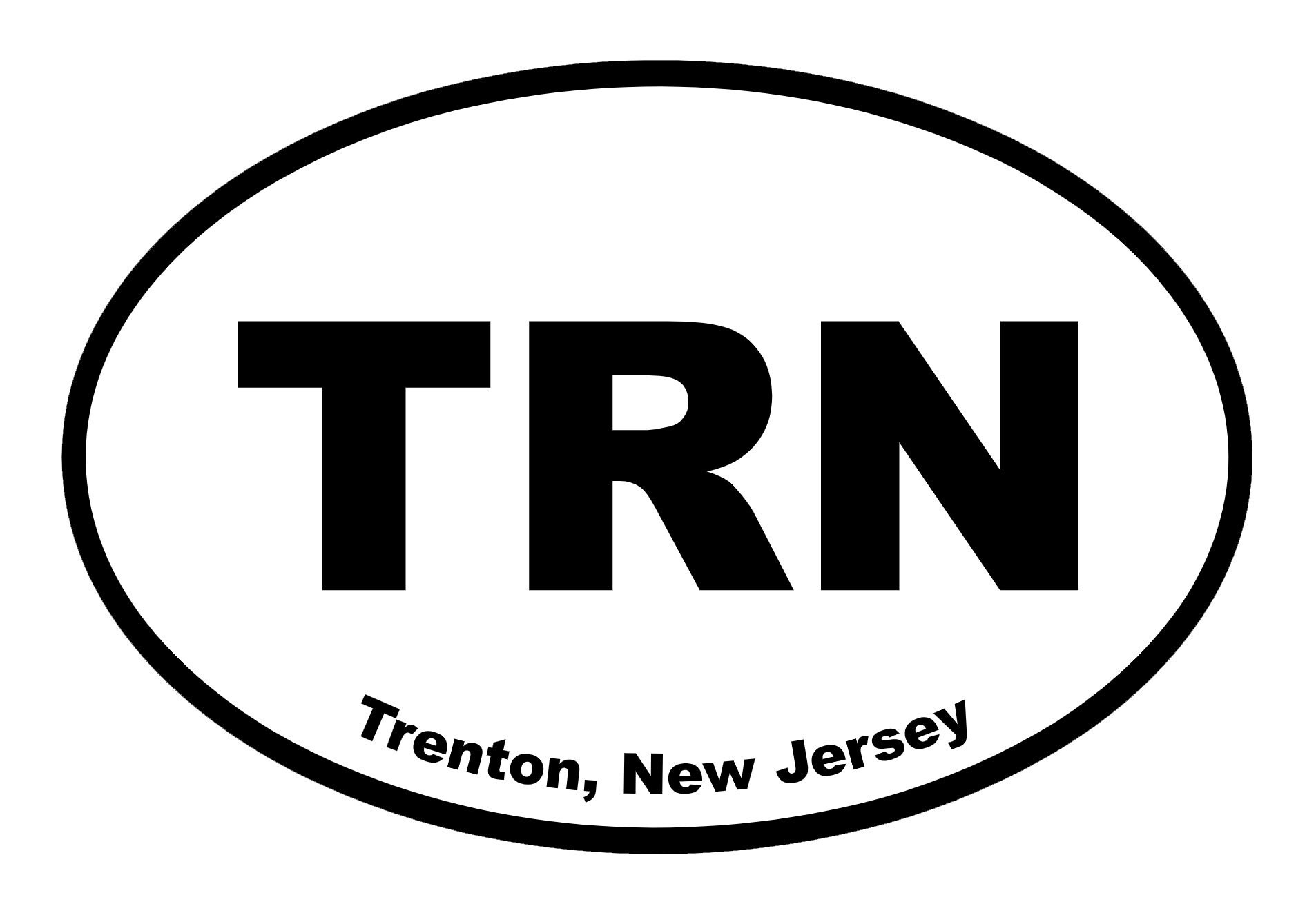Trenton, New Jersey - Vinyl Die Cut Decal Sticker - Etsy