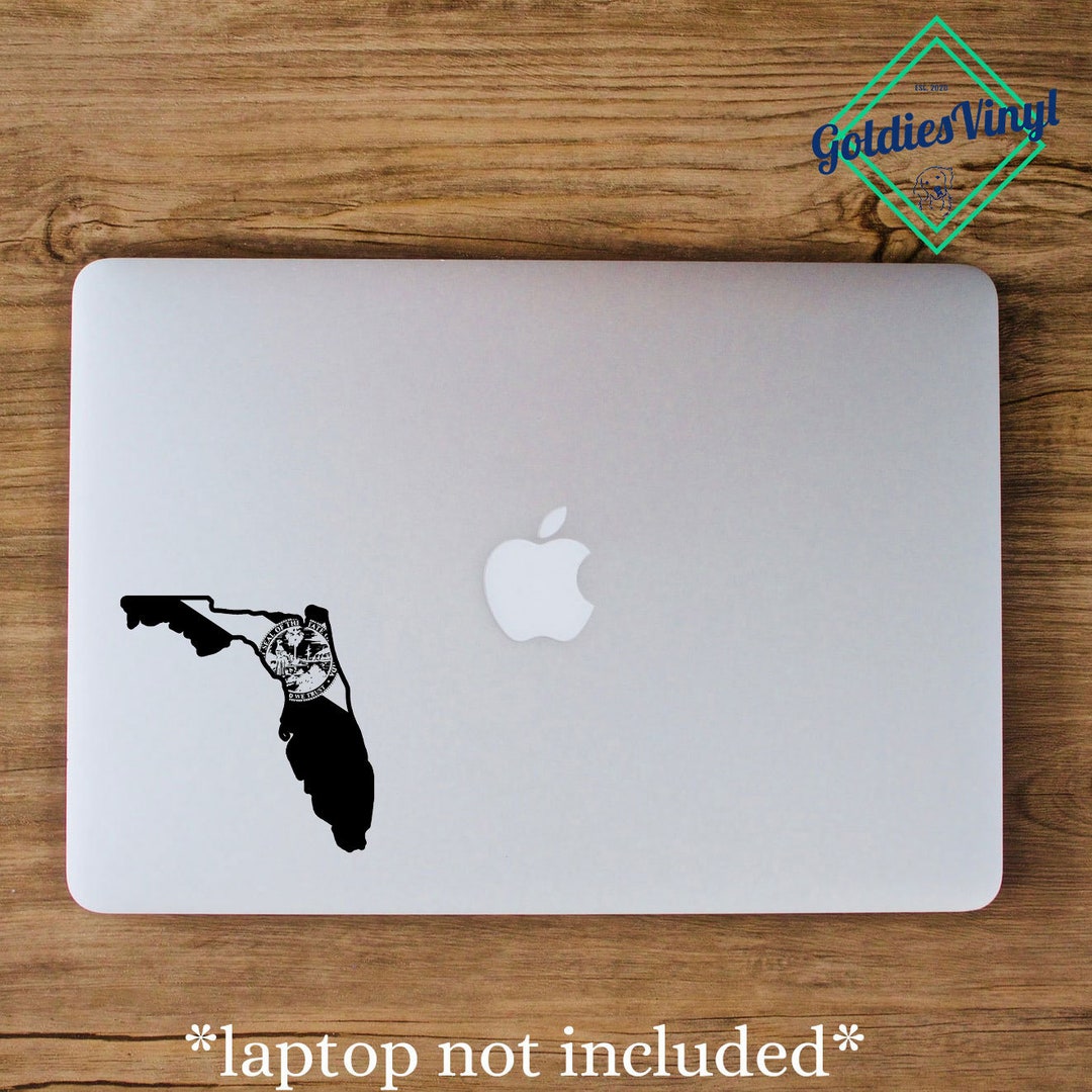 Florida State Flag Shape - Vinyl Die Cut Decal Sticker - Etsy