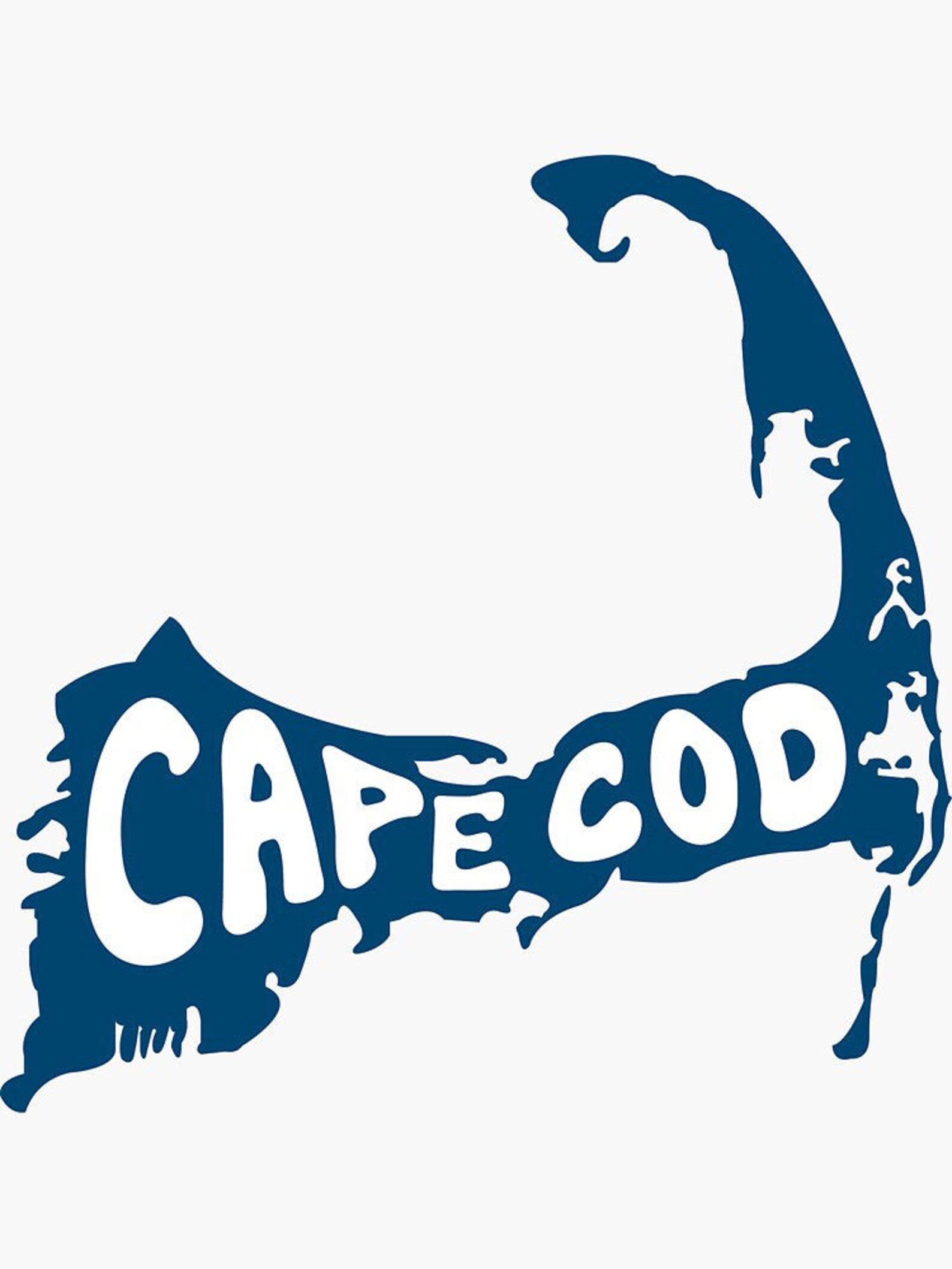 Cape Cod Vinyl Die Cut Decal Sticker | Etsy