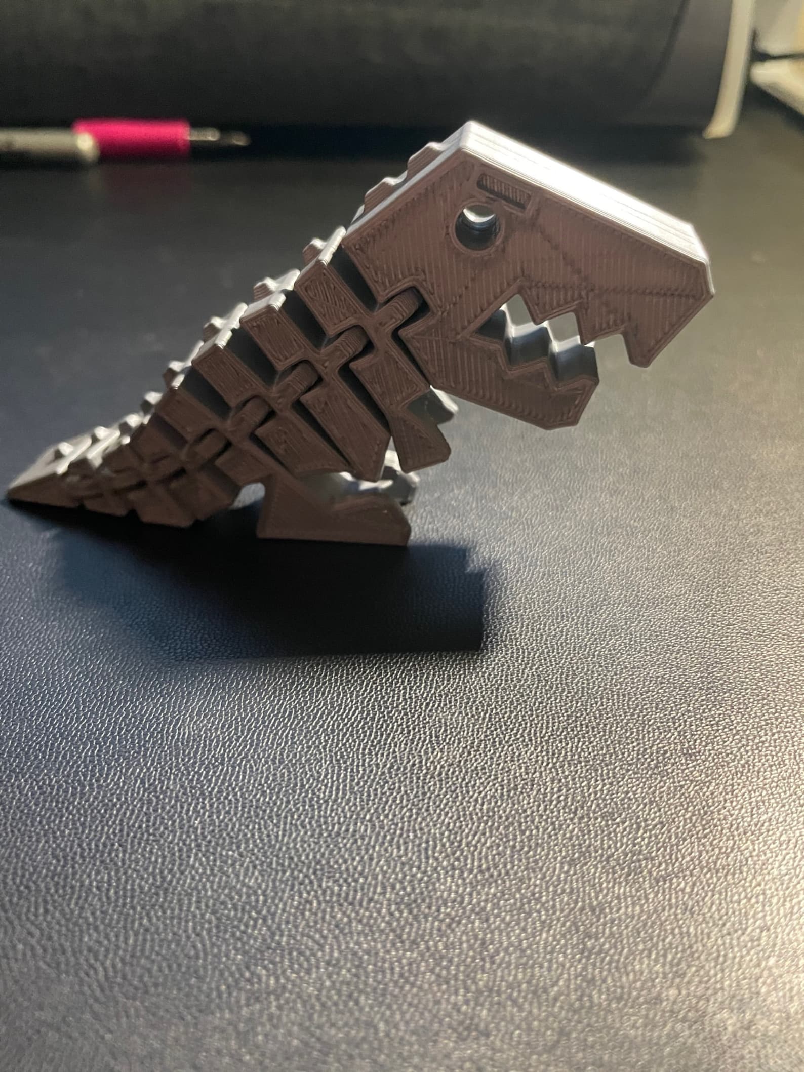3D Printed Articulated Flexi-rex Dinosaur - Etsy