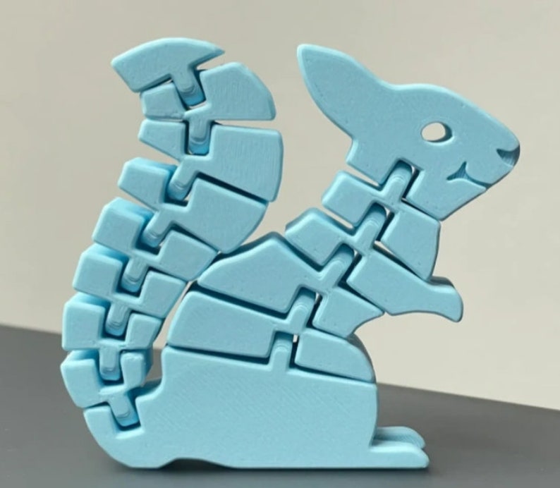 3D Printed - Articulated Squirrel - Etsy
