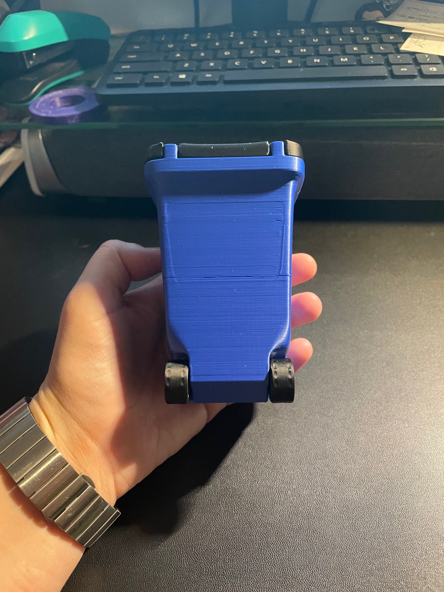 3D Printed Mini Dumpster Trash Can | Etsy