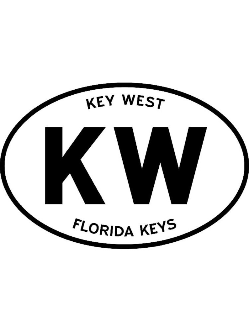 Key West - Vinyl Die Cut Decal Sticker - Etsy