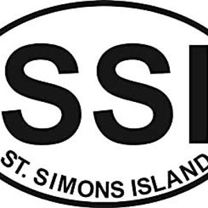 St. Simons Island - Vinyl Die Cut Decal Sticker - Etsy