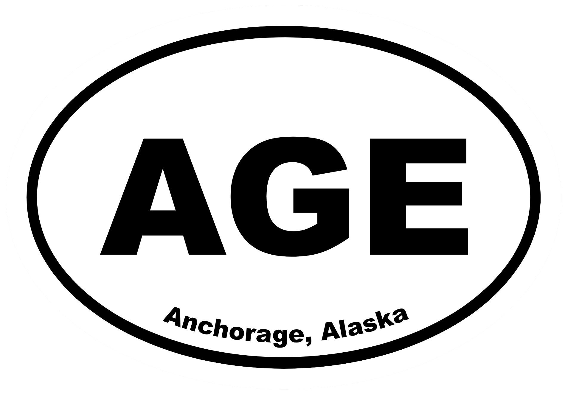 Anchorage Alaska Vinyl Die Cut Decal Sticker - Etsy