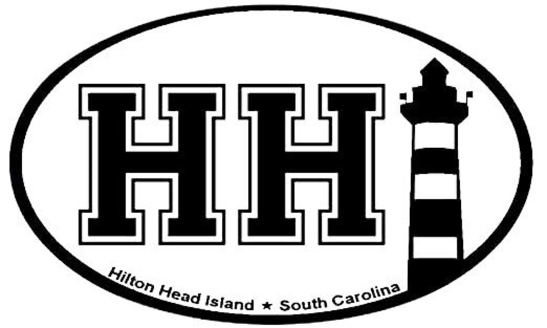Hilton Head Island - Vinyl Die Cut Decal Sticker - Etsy