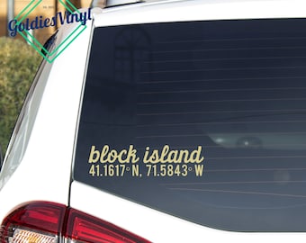 Oak Island NC Vinyl Die Cut Decal Sticker | Etsy