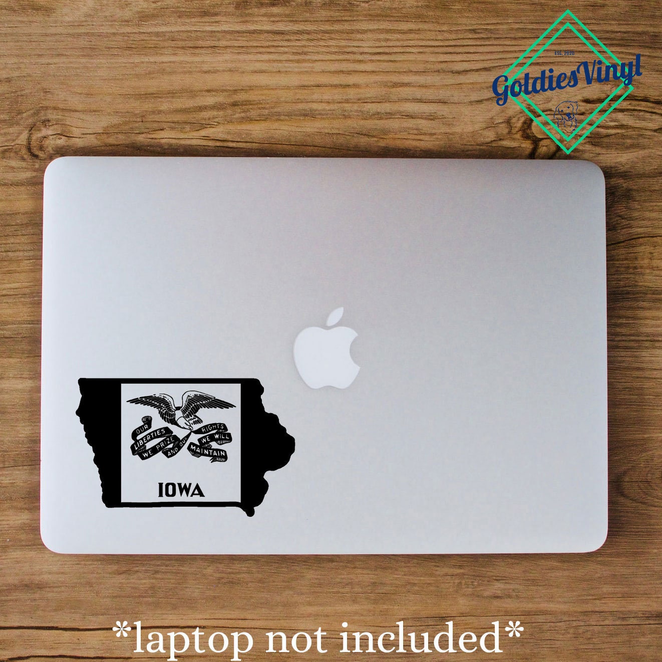 Iowa State Flag Vinyl Die Cut Decal Sticker | Etsy