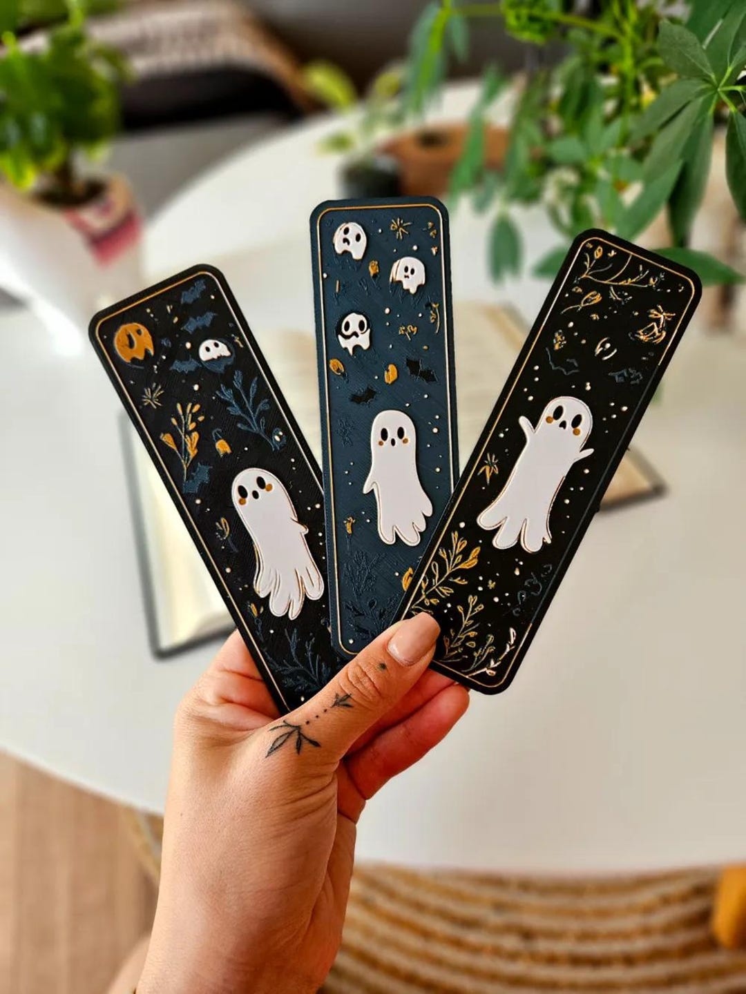 Cute Ghost Bookmark | 3D Printed Custom Bookmark - Etsy