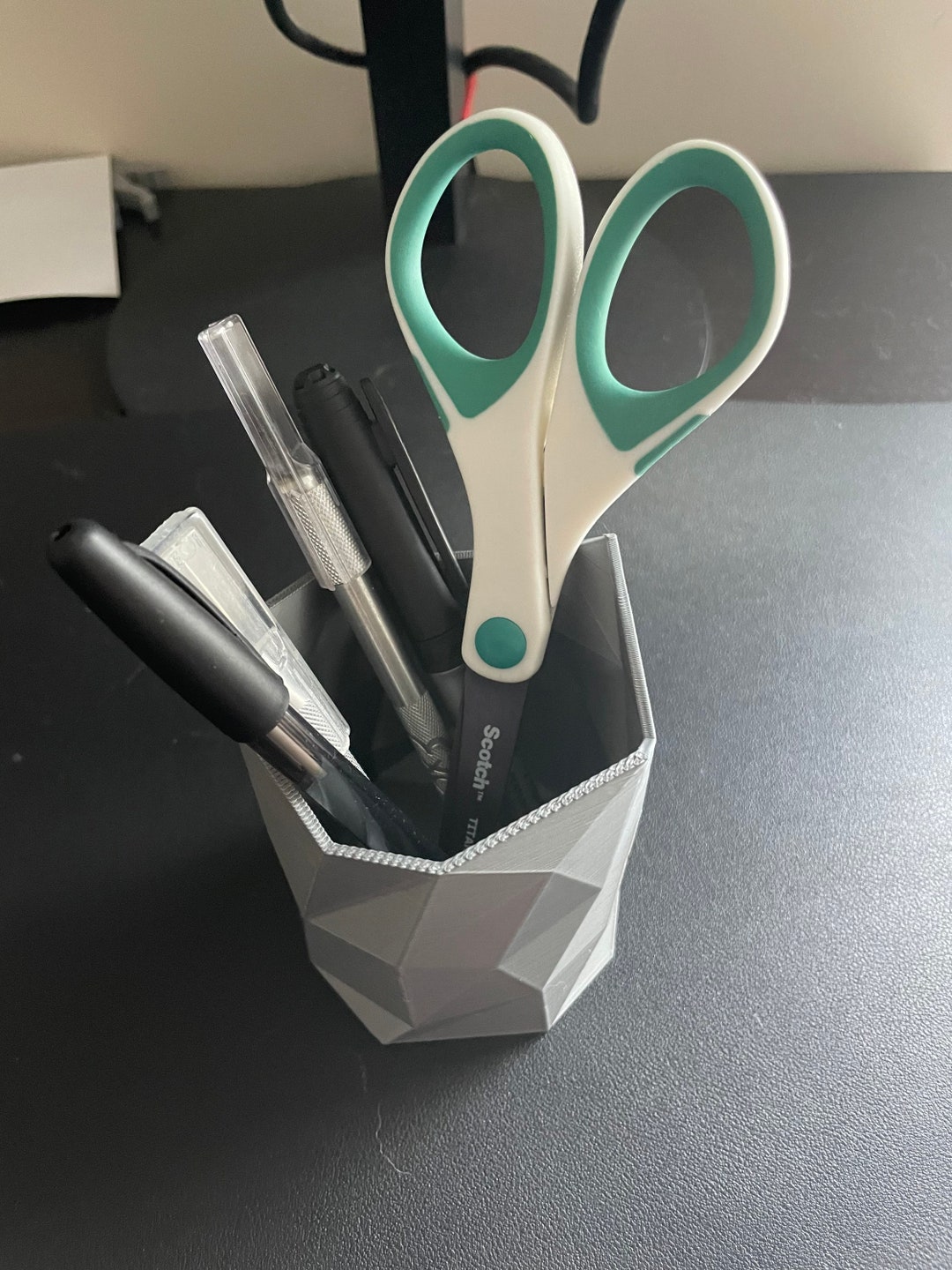 3D Printed - Pen Holder Cup - Etsy