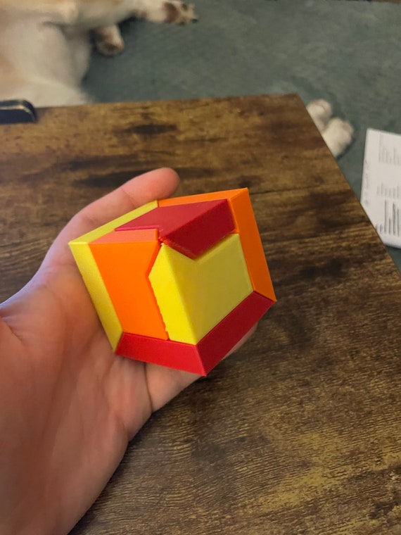 3D Printed Slideways Cube Puzzle - Etsy