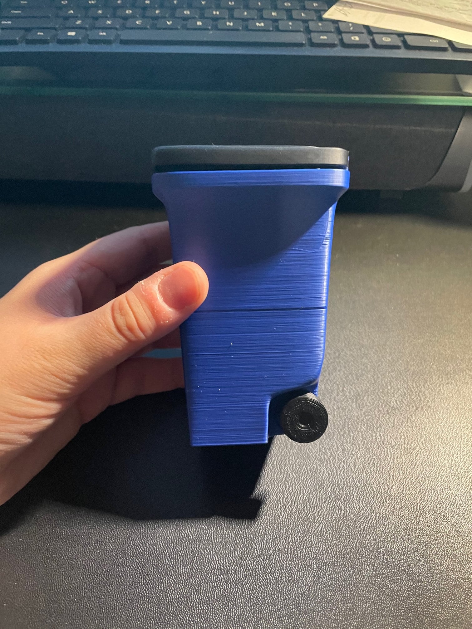3D Printed Mini Dumpster Trash Can | Etsy