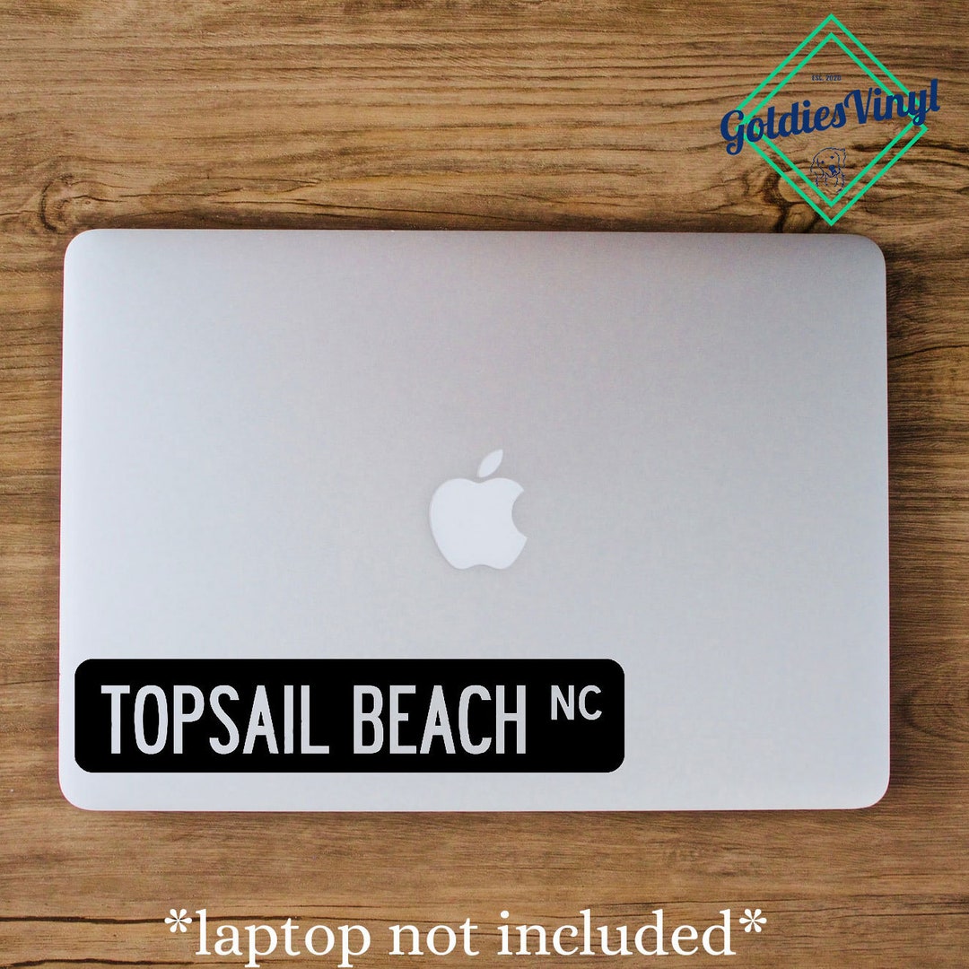 Topsail Beach NC - Vinyl Die Cut Decal Sticker - Etsy