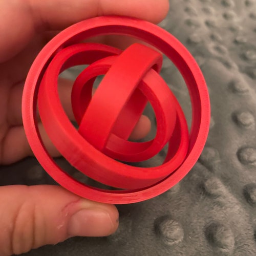 3D Printed 7 Ring Gyro Fidget Toy - Etsy