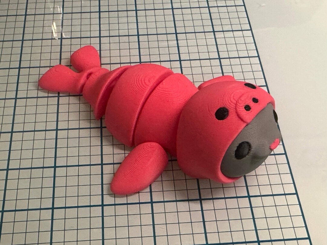 3D Print Baby Seal Pig - Cute Animal Decor, Unique Gift for Nursery ...