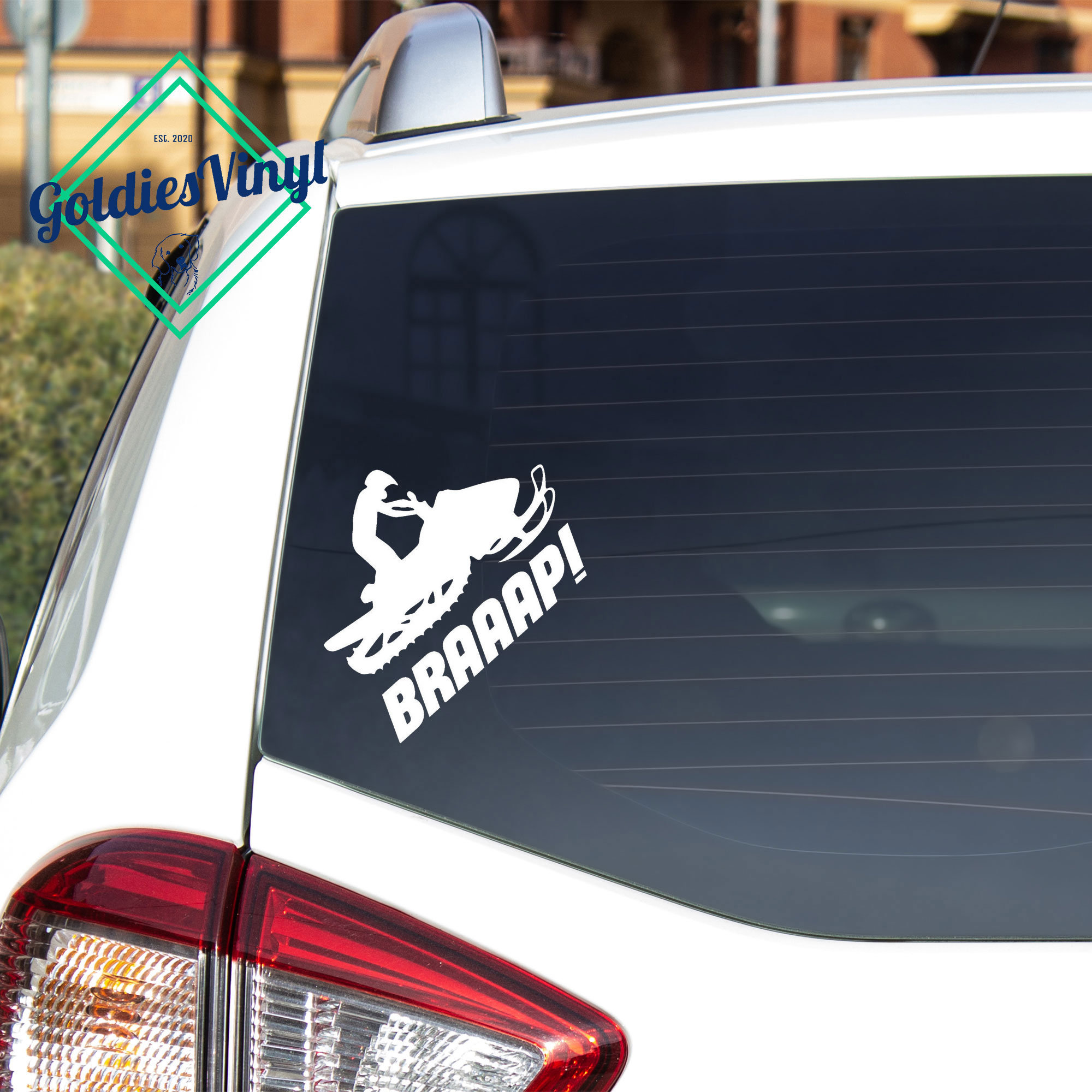 Snowmobile BRAAAP Vinyl Die Cut Decal Sticker - Etsy