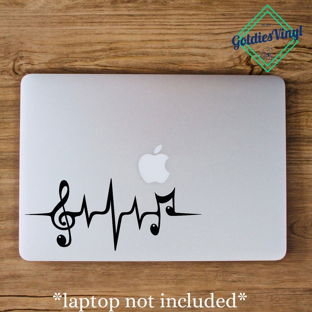 Musical Heartbeat - Vinyl Die Cut Decal Sticker - Etsy