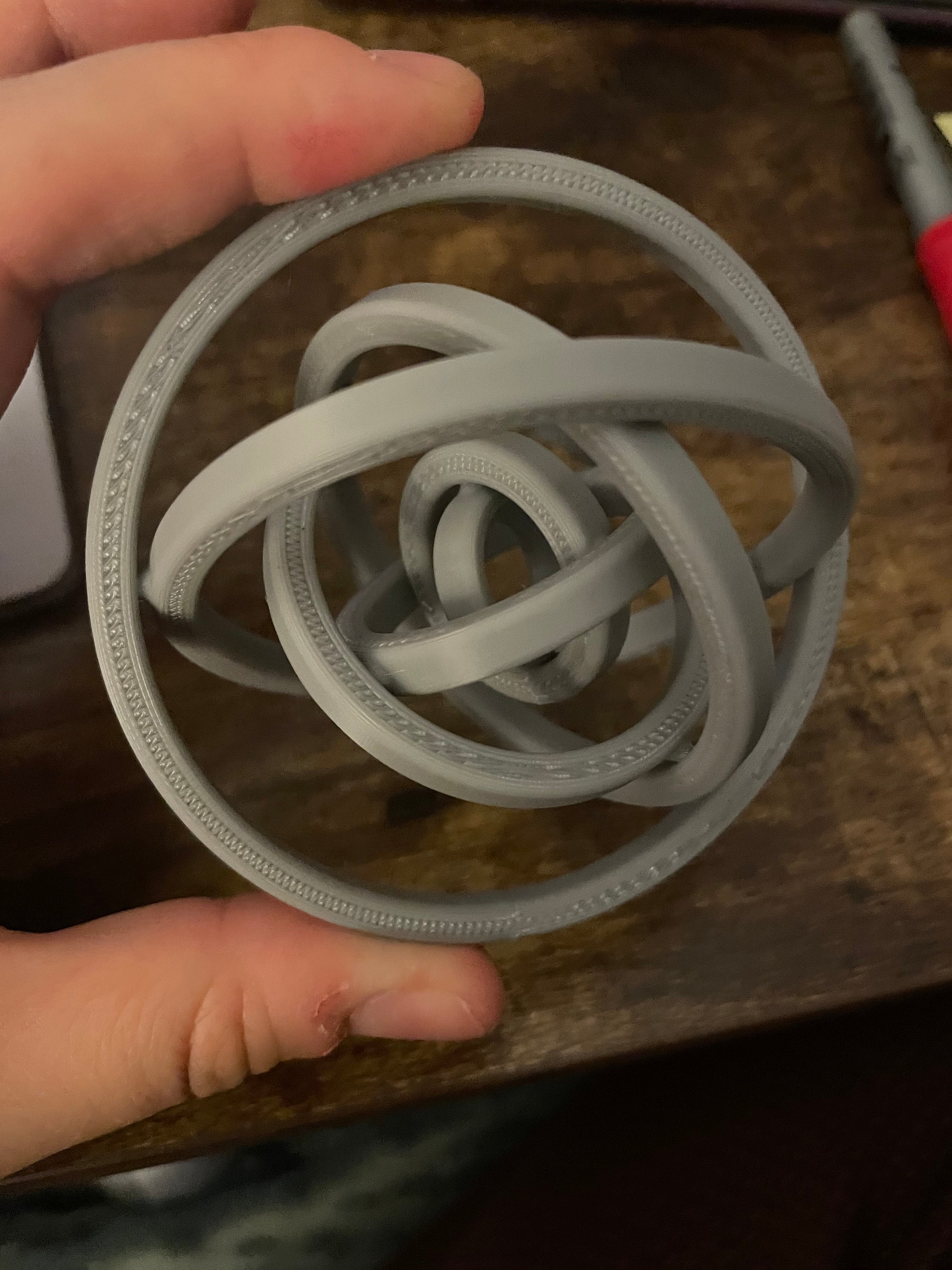 3D Printed 7 Ring Gyro Fidget Toy - Etsy