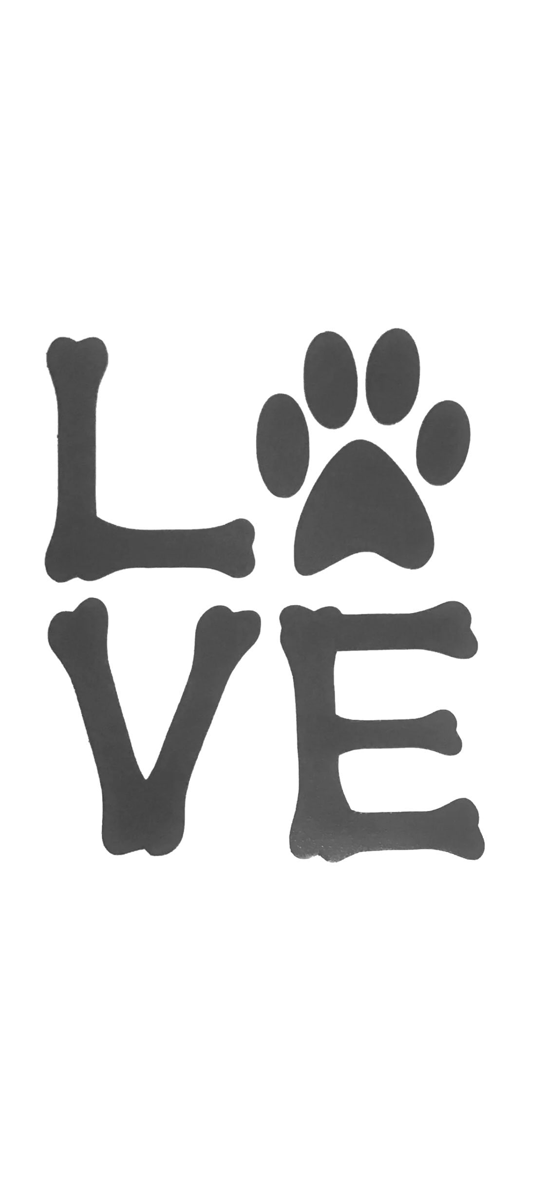 Dog Love Vinyl Die Cut Decal Sticker - Etsy