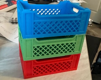 3D Printed Mini Crate/ Mini Brands/ Storage/ Organizer/ Desk Storage ...