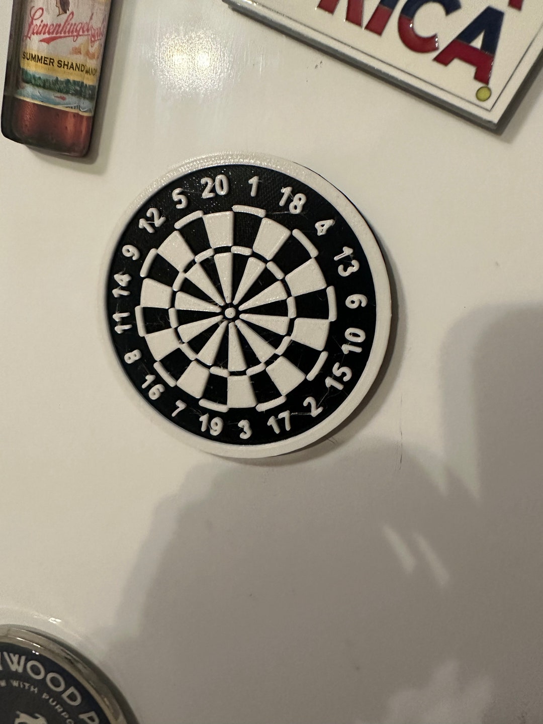 3d Printed | Dart Board Magnet - Etsy