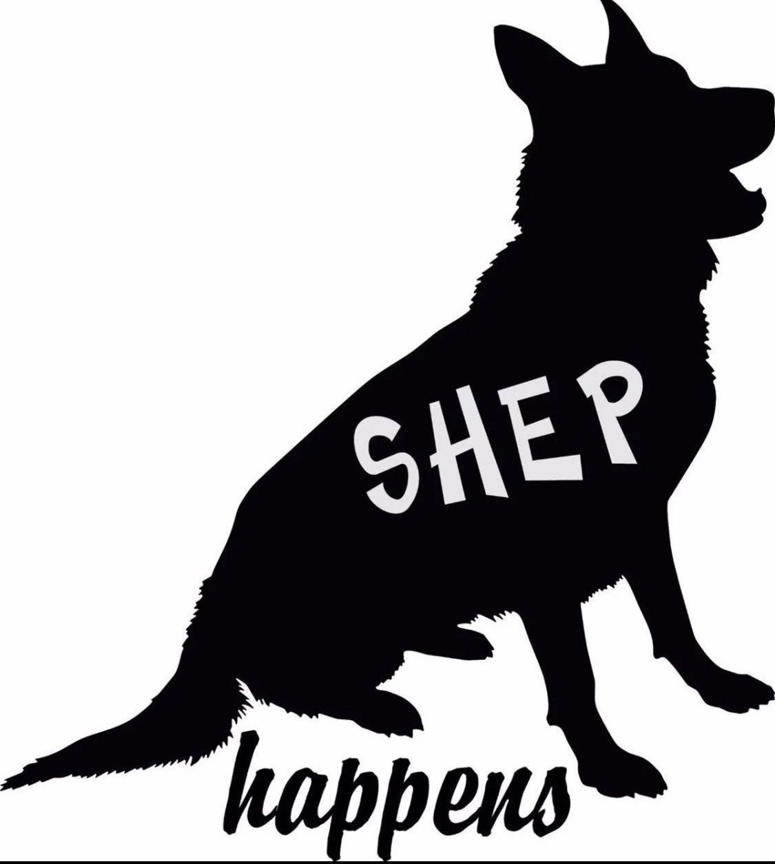 Shep Happens Vinyl Die Cut Decal Sticker - Etsy