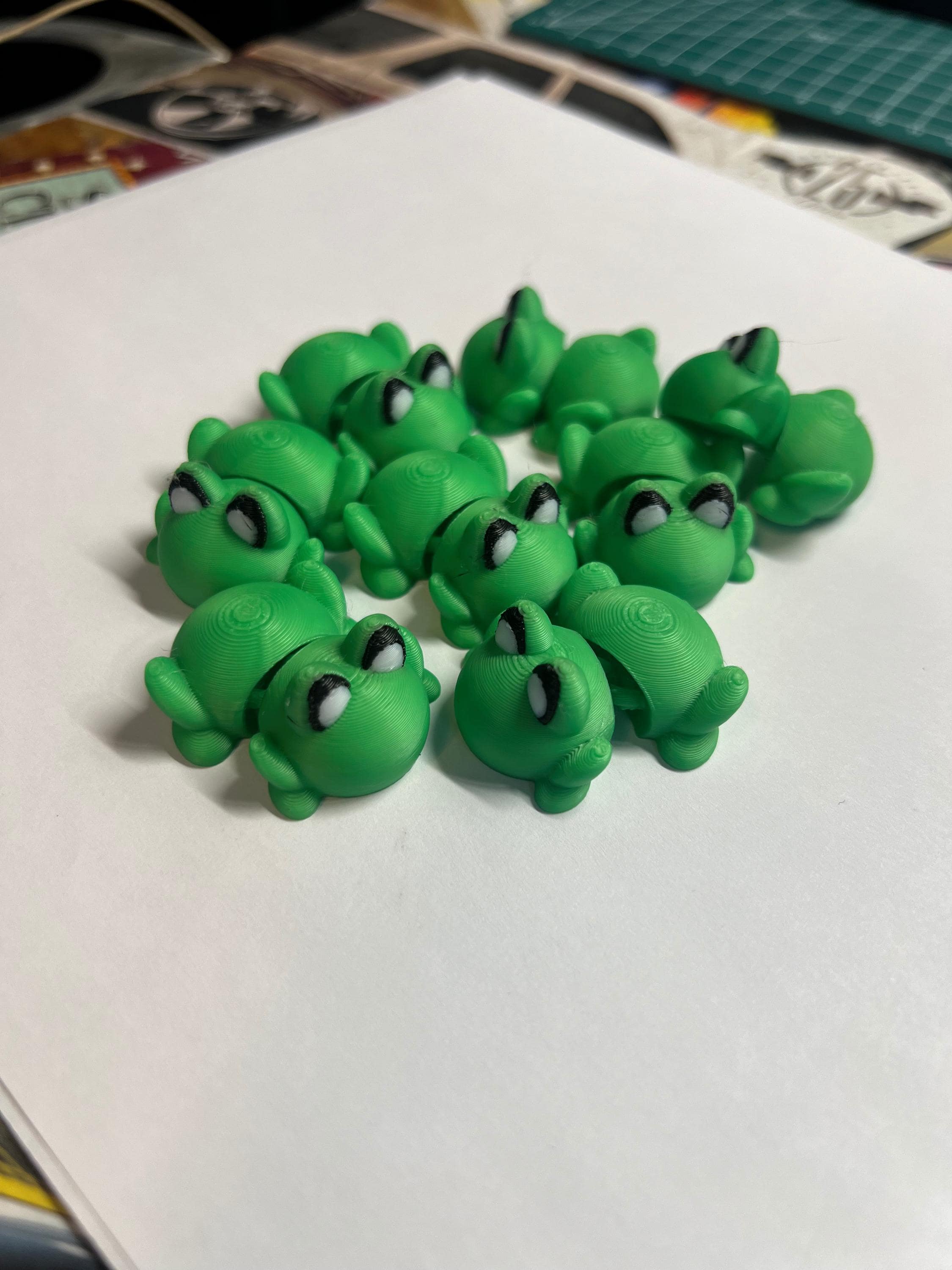 Hand Made Flexi Frog Figure - 3D Printed Toy, Collectible Décor, Unique ...