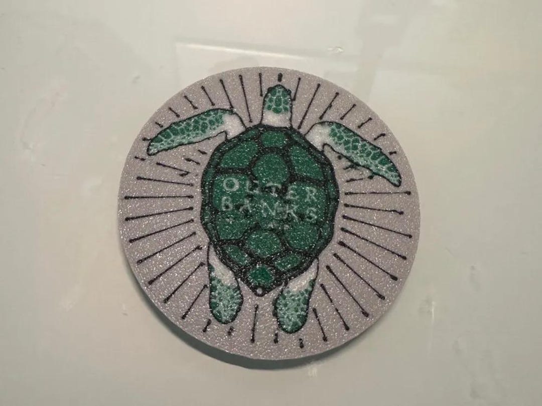 3D Printed - OBX Outer Banks Turtle Magnet - Etsy
