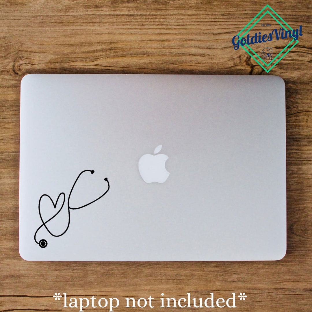 Stethoscope Heart - Vinyl Die Cut Decal Sticker - Etsy