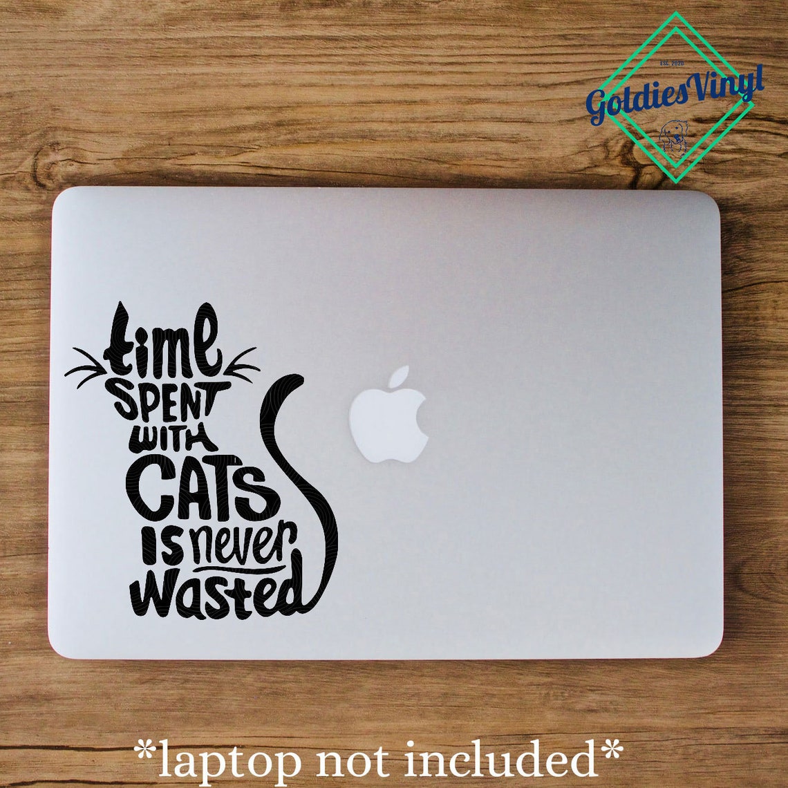 Time Spent With Cats is Never Wasted Vinyl Die Cut Decal - Etsy