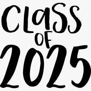 Class of 2025 - Vinyl Die Cut Decal Sticker - Etsy