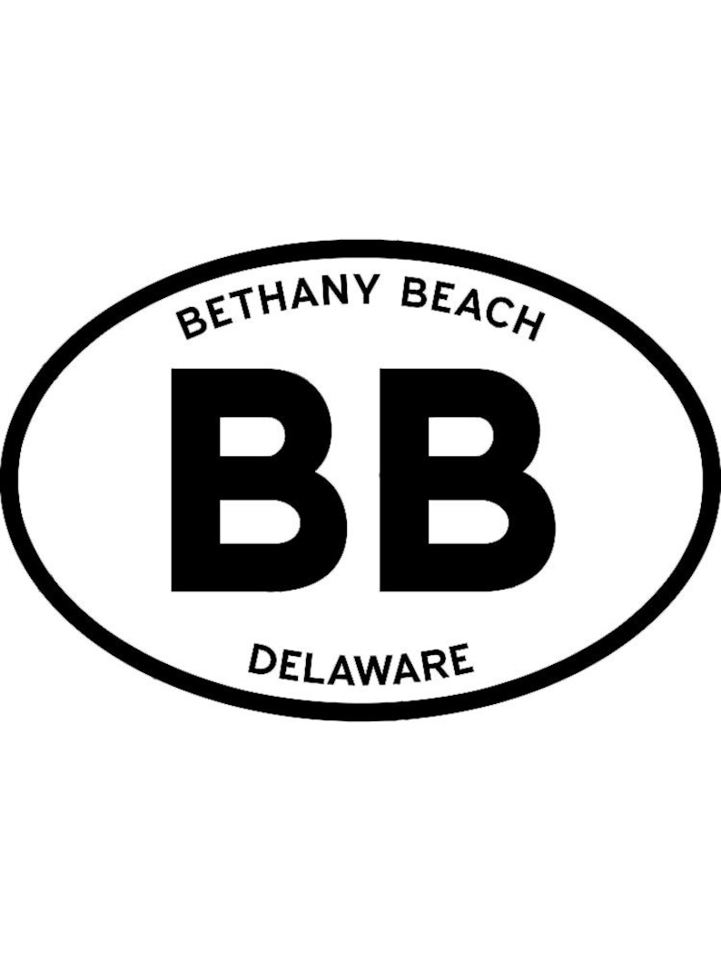 Bethany Beach Vinyl Die Cut Decal Sticker | Etsy