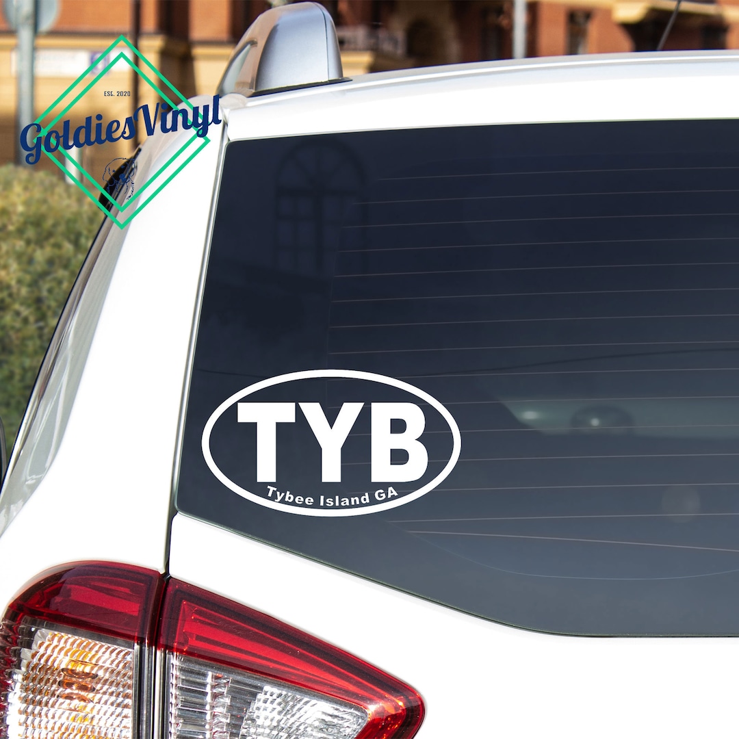 Tybee Island - Vinyl Die Cut Decal Sticker - Etsy