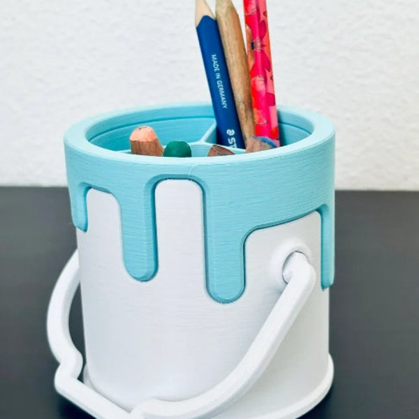 3d Printed Paint Bucket - Etsy