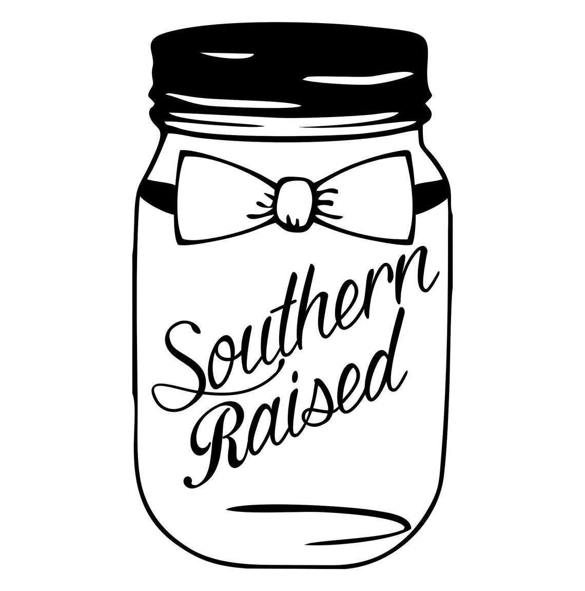 Southern Raised - Vinyl Die Cut Decal Sticker - Etsy UK