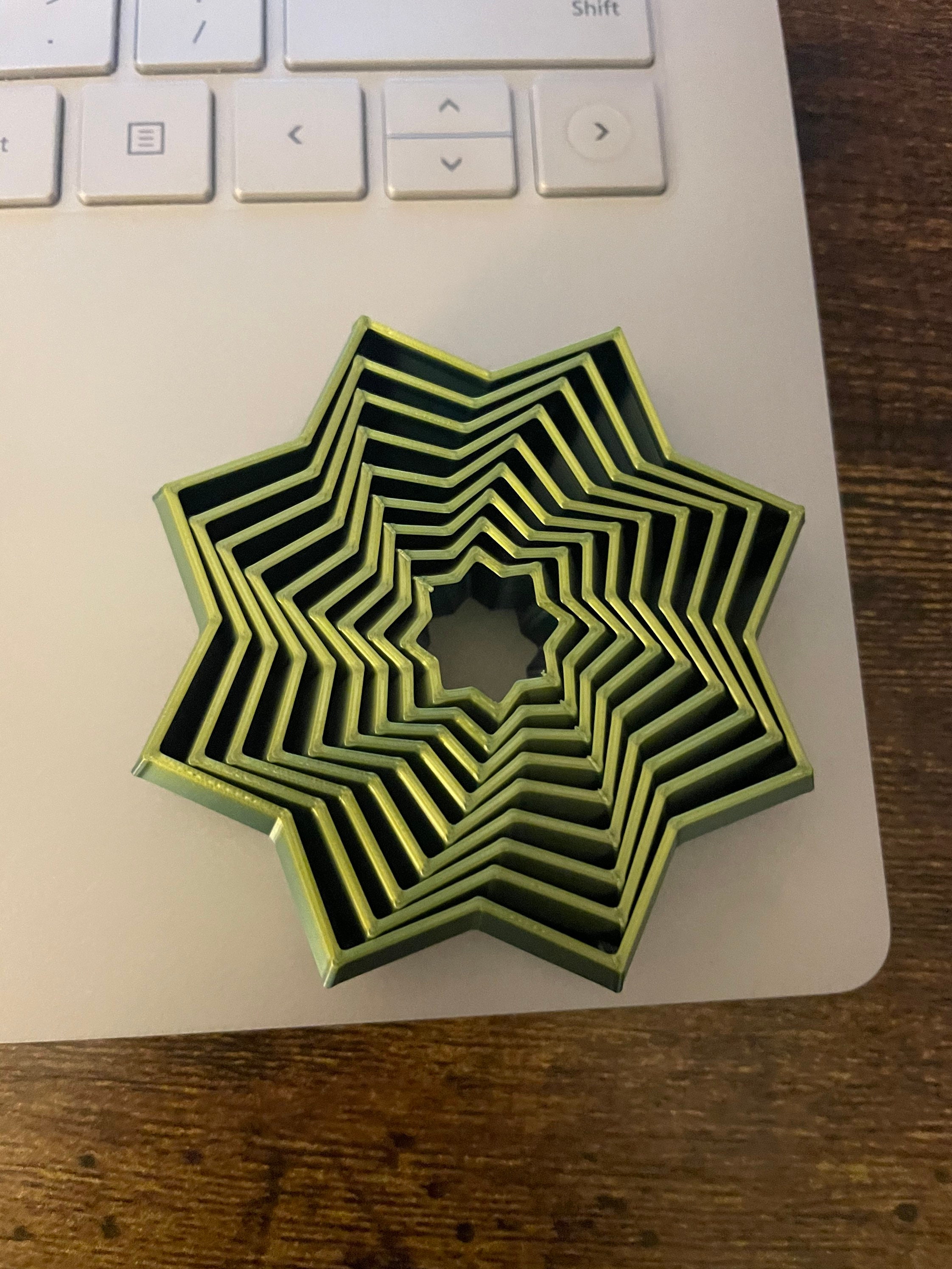 3D Printed Fidget Star Stress Relief/anxiety Toy - Etsy