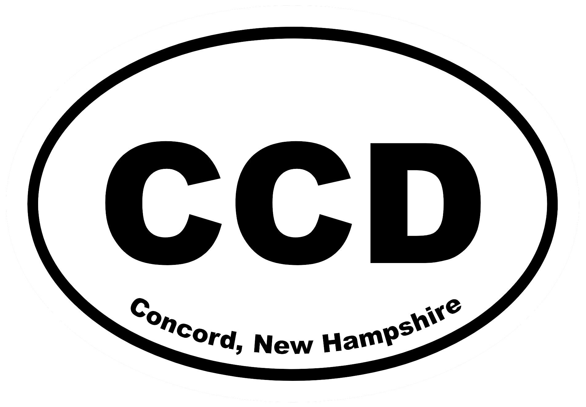 Concord NH Vinyl Die Cut Decal Sticker | Etsy
