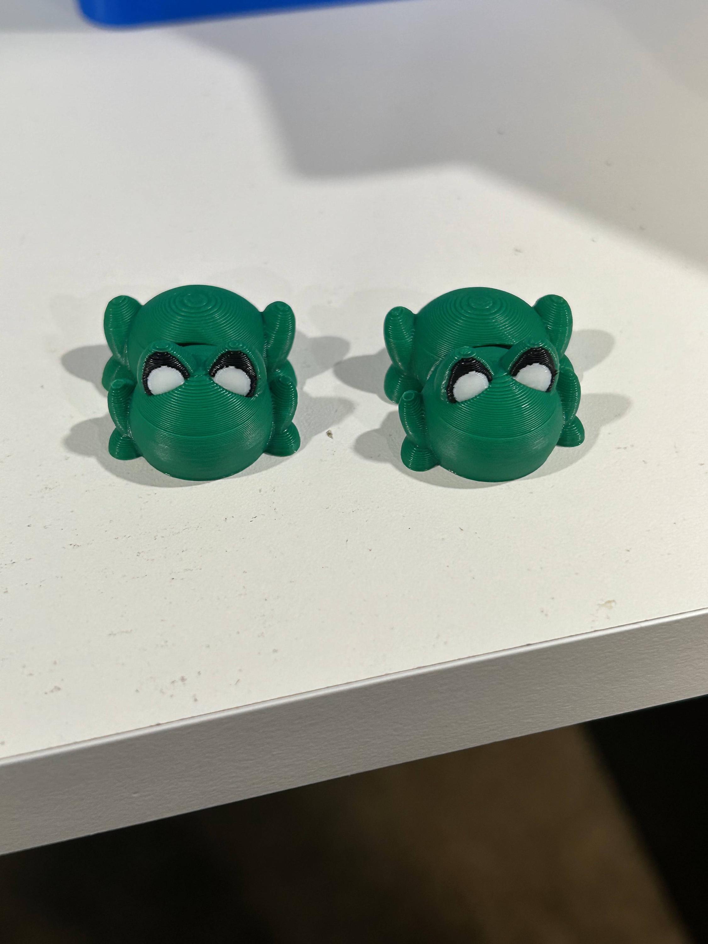 Hand Made Flexi Frog Figure - 3D Printed Toy, Collectible Décor, Unique ...