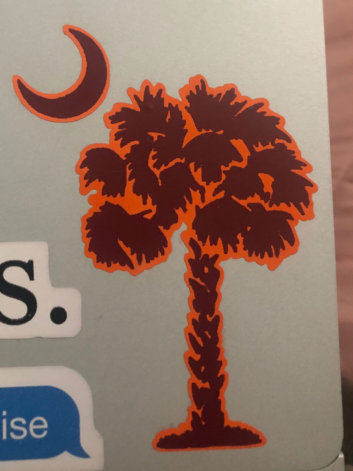 Double Color Palmetto Palm Tree - Vinyl Die Cut Decal Sticker - Etsy