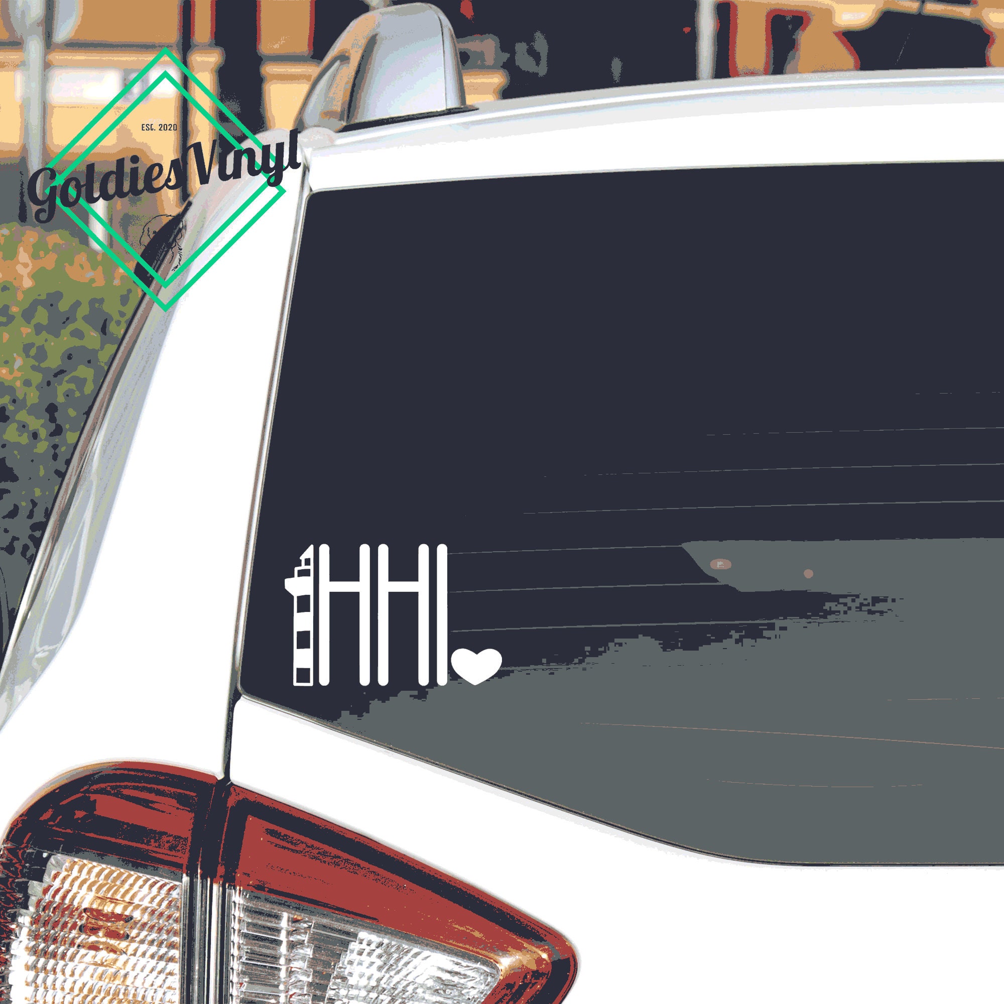 Hilton Head Island Vinyl Die Cut Decal Sticker - Etsy